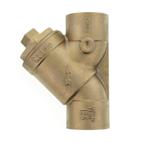 0379124 - Watts 0379124 - 2" LFS777SI Lead Free Brass Wye Strainer (Solder)