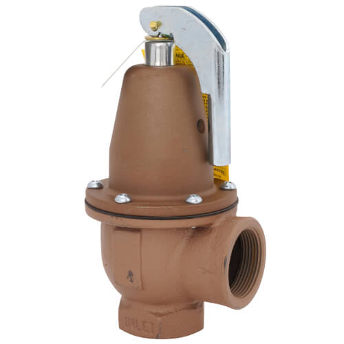 0383310 - Watts 0383310 - 1-1/4" x 1-1/2" Boiler Pressure Relief Valve ...