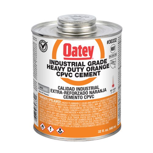 30332 - Oatey 30332 - EP42 CPVC Heavy Duty Orange Industrial Cement (32 ...