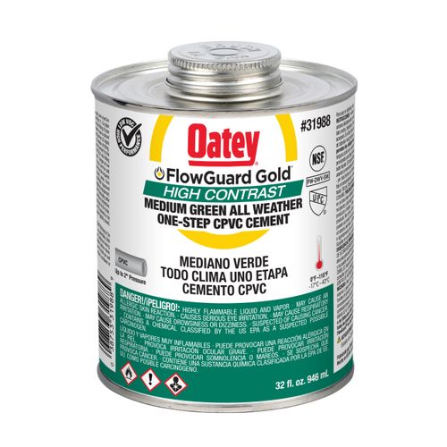 31988 - Oatey 31988 - CPVC All Weather FlowGuard High Contrast 1-Step ...