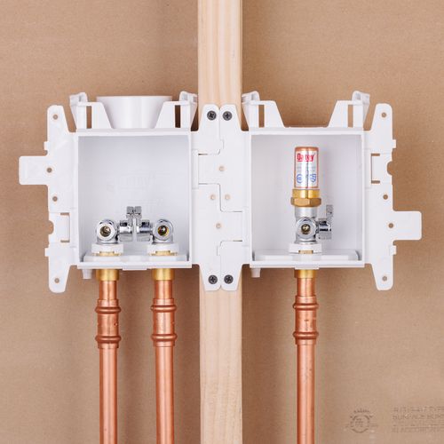 37819 - Oatey 37819 - MODA 2-Valve + 1-Valve Copper (Male) Kitchen ...