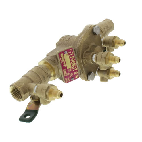 88004110 - Watts 88004110 - 1/2" Lead Free Bronze RPZ w/ Flood Sensor ...