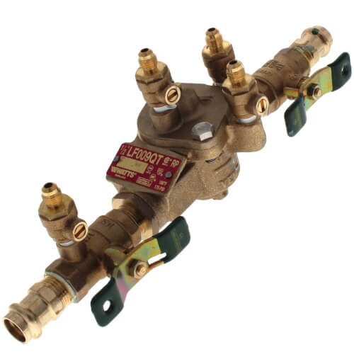 0391026 - Watts 0391026 - 1/2" Lead Free Bronze RPZ w/ Press ...