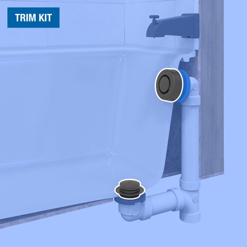 K97MB - Dearborn K97MB - True Blue Bath Waste Trim Kit w/ Touch Toe ...