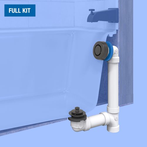 P9860RBPS - Dearborn P9860RBPS - True Blue PVC Bath Waste Full Kit w ...