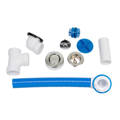 16P9860CP - Dearborn 16P9860CP - True Blue 16" FLEX PVC Bath Waste Full ...