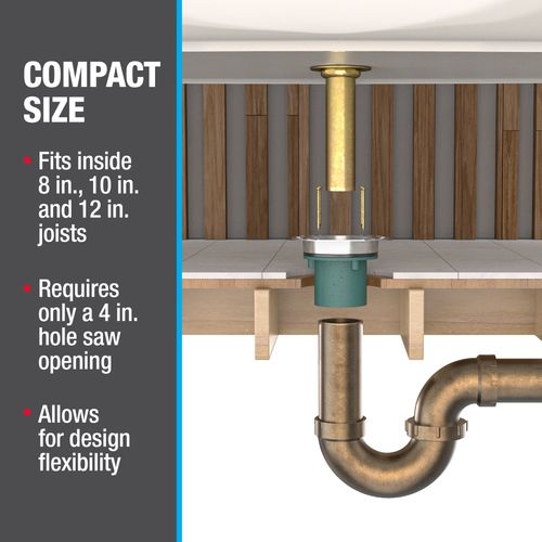FTD357 - Oatey FTD357 - Cast Iron Freestanding Tub Drain Kit with ...