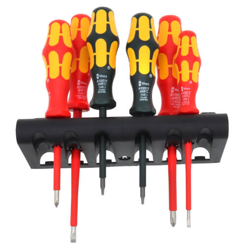 05347777001 - Wera 05347777001 - 160 i/168 i/6 Rack Screwdriver Set ...