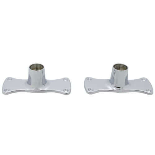 0603008 - Wal-rich 0603008 - Chrome Plated Jumbo Shower Bar Flanges (Pair) 0603008 - Wal-rich 0603008 - Chrome Plated Jumbo Shower Bar Flanges (Pair)