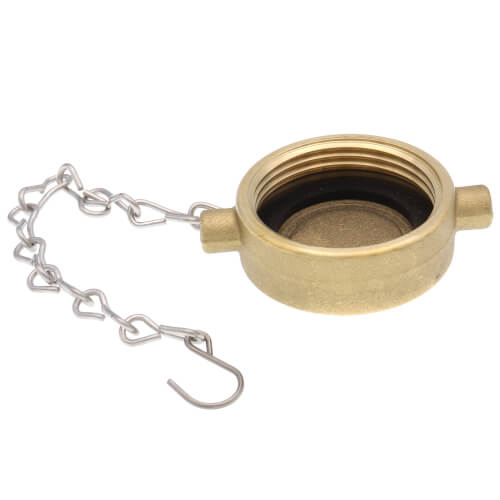 07-270-00 - FPPI 07-270-00 - 1-1/2" NST Cap With Chain (Rough Brass)