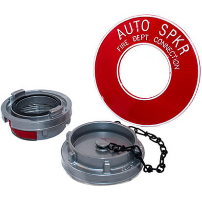 09-230-00 - FPPI 09-230-00 - 4" x 4" FNPT Storz Kit w/Cap & Wall Plate (UL)