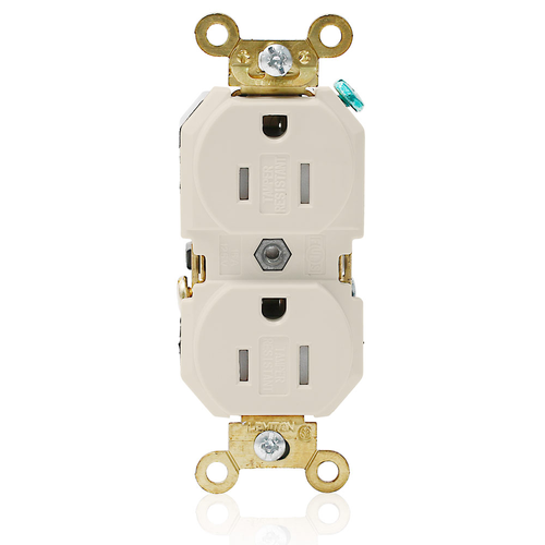 5262-SGT - Leviton 5262-SGT - Duplex Receptacle Outlet, Extra Tamper ...