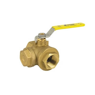 100-834 - Jomar 100-834 - 3/4" Full Port Threaded Brass Ball Valve with ...