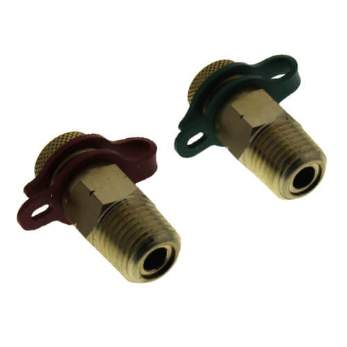 100001A - Caleffi 100001A - 1/4" NPT PT Test Port (Pair)