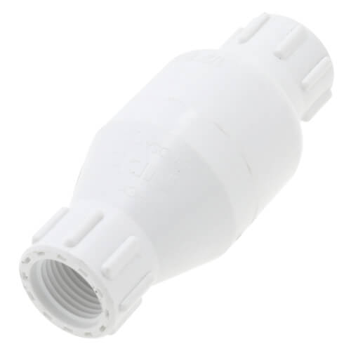 1001-05 - NDS 1001-05 - 1/2" IPS PVC Spring Check Valve w/ 1/2# Spring ...