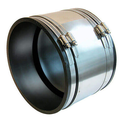 1001-44WCRC - Fernco 1001-44WCRC - 4" x 4" WC Strong Back Coupling ...