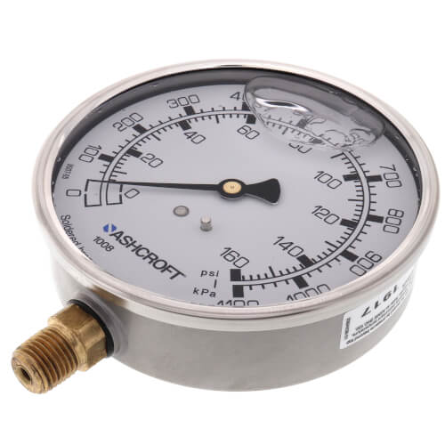 1001008AL02L-0/160 - Ashcroft 1001008AL02L-0/160 - 4" 1008AL Stainless ...