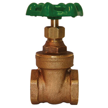 10106 - Webstone 10106 - 1-1/2" IPS Heavy Pattern Bronze Gate Valve