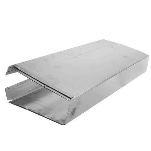 101L - Lambro Industries 101L - 3.25" x 10" Aluminum Duct (24" Length)