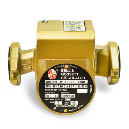 103260 - Bell & Gossett 103260 - 1/40 HP, NBF-12F/LW Bronze Circulator Pump