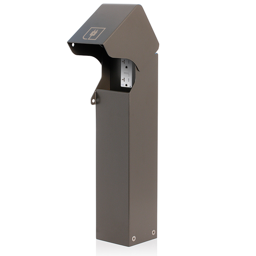 1PF18-1Z - Leviton 1PF18-1Z - 1-Gang 18" Stainless Steel Power Pedestal ...