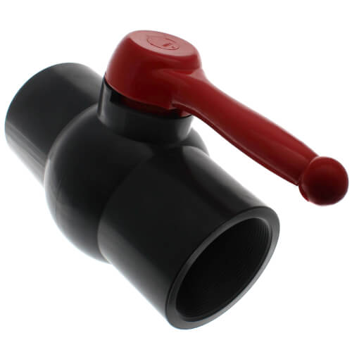 1040GT - Red Flag Products 1040GT - 4" Gray PVC Ball Valve w/ Easy ...