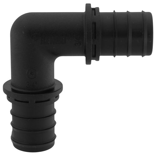 104860-001 - Rehau 104860-001 - 3/4" Poly EVERLOC+ 90° Elbow