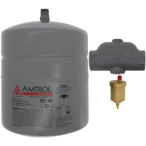 105-1 - Amtrol 105-1 - EX-1500-100 2 Gal. Expansion Tank, 1" NPT Air ...