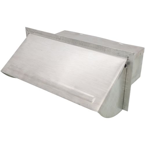106R - Lambro Industries 106R - 3-1/4" x 10" Aluminum Wall Cap