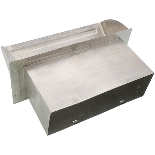 106R - Lambro Industries 106R - 3-1/4" x 10" Aluminum Wall Cap