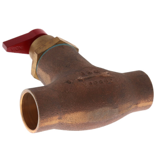107024 - Bell & Gossett 107024 - 3/4" Sweat Bronze Straight Flow Control