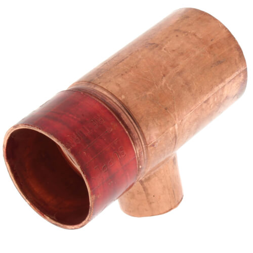108120 - Bell & Gossett 108120 - 1" x 1/2" Copper Red Ring Monoflo Tee
