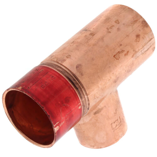 108121 - Bell & Gossett 108121 - 1" x 3/4" Copper Red Ring Monoflo Tee