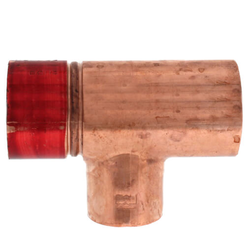 108121 - Bell & Gossett 108121 - 1" x 3/4" Copper Red Ring Monoflo Tee