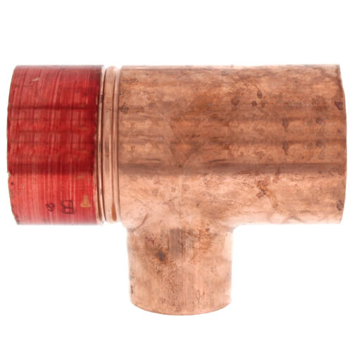 108123 - Bell & Gossett 108123 - 1-1/4" x 3/4" Copper Red Ring Monoflo Tee