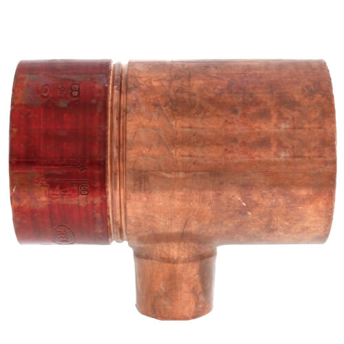 108126 - Bell & Gossett 108126 - 2" x 3/4" Copper Red Ring Monoflo Tee
