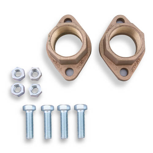 110-254BF - Taco 110-254BF - 1-1/2" Taco Bronze Freedom Flange (Pair)