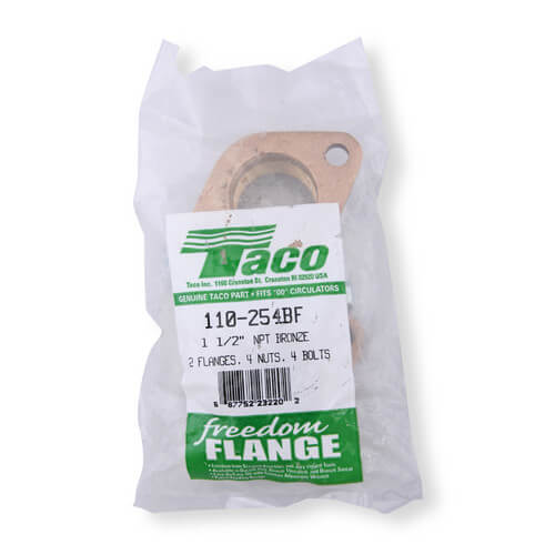 110-254BF - Taco 110-254BF - 1-1/2" Taco Bronze Freedom Flange (Pair)