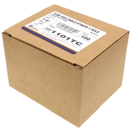 1101TC - Southwire 1101TC - 1/4" Mini One Hole BX Strap, Box of 100 ...