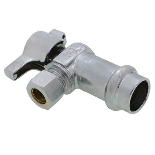 114-903PNL - Legend Valve 114-903PNL - 1/2" Press x 3/8" OD Angle Stop ...