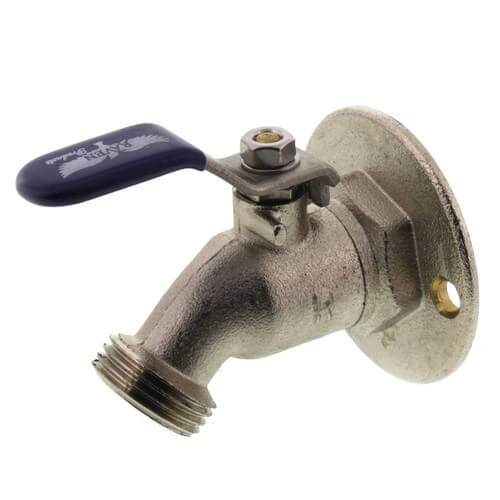 1165-C - Raven 1165-C - 1/2" Sweat Chrome-plated, Oversized Flange Silcock