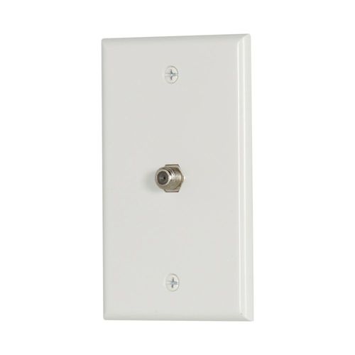 1172W - Eaton 1172W - Coaxial Cable Jack Adapter Wall Plate, Thermoset ...