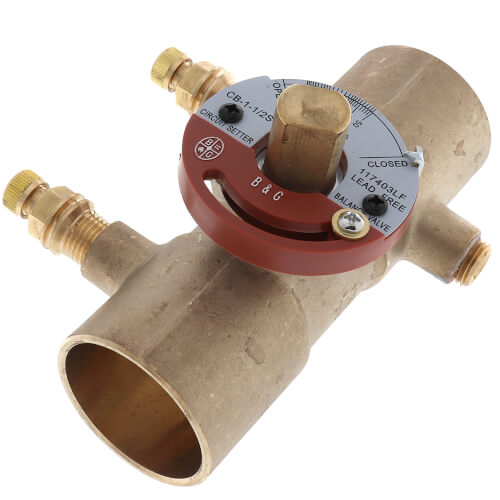 117403LF - Bell & Gossett 117403LF - CB-1 1/2S Lead Free Circuit Setter ...