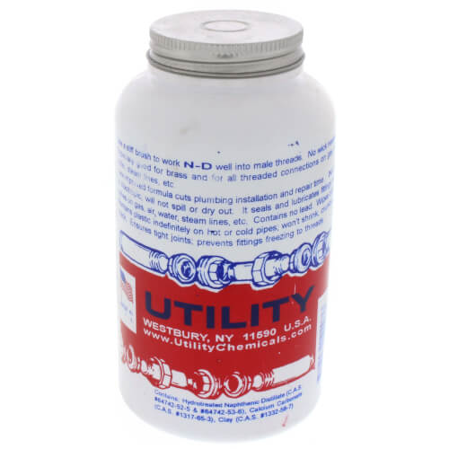 12-207 - Utility 12-207 - No-Drip Pipe Joint Compound (1 Pint)