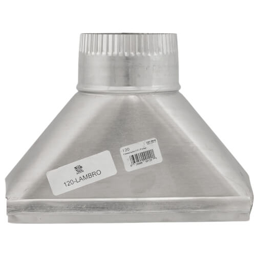 120-LAMBRO - Lambro Industries 120-LAMBRO - 4" Aluminum Transition (3-1 ...