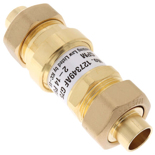127349AFG75 - Caleffi 127349AFG75 - 1/2" Sweat FlowCal Automatic Flow ...