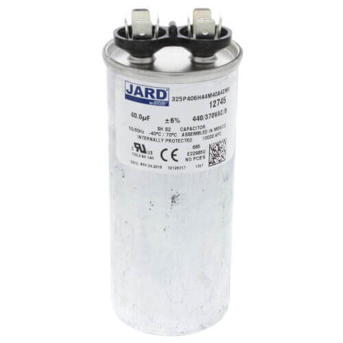 12745-JARD - Jard 12745-JARD - 40 MFD Round Run Capacitor (440V)