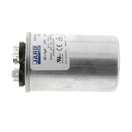 12878 - Jard 12878 - 40/5 MFD Round Run Capacitor (370V)