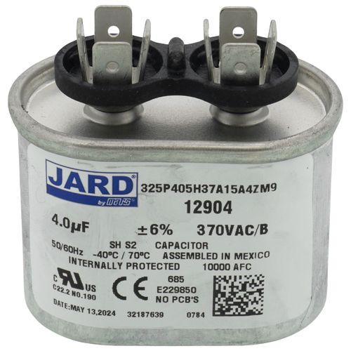 12904-JARD - Jard 12904-JARD - 4 MFD Oval Run Capacitor (370V)