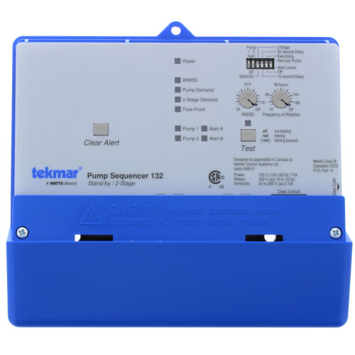 132 - Tekmar 132 - Pump Sequencer - Stand-by / 2-Stage
